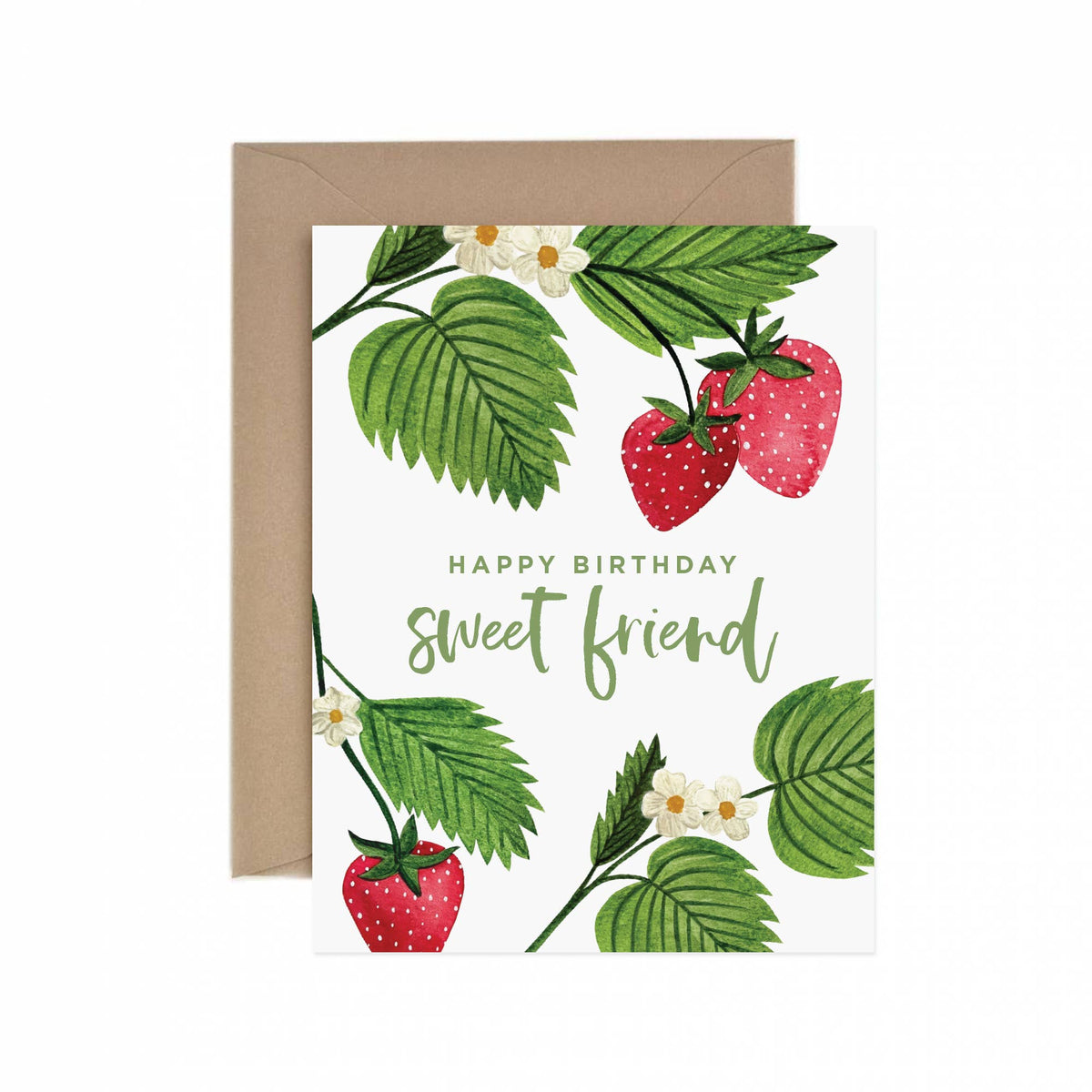 Sweet Friend Happy Birthday Greeting Card